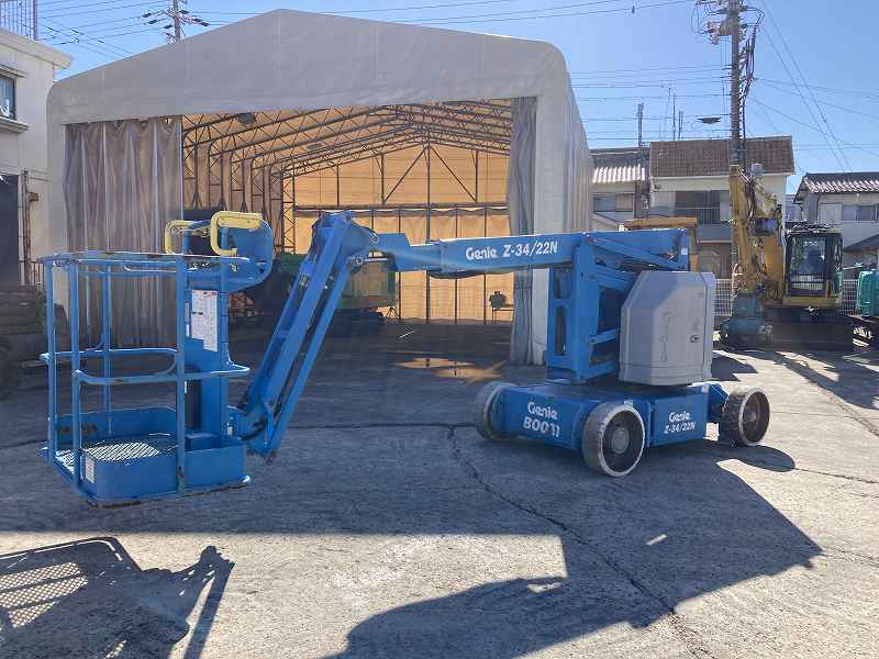 Z34N 12.52m ブームリフト｜その他｜高所作業車｜中古重機を探す｜中古重機・建機販売・買取・メンテナンスの中京重機株式会社